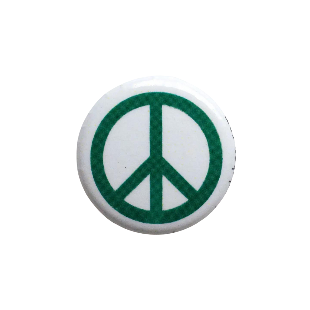 Peace Sign 1" Button – Pretty Grit
